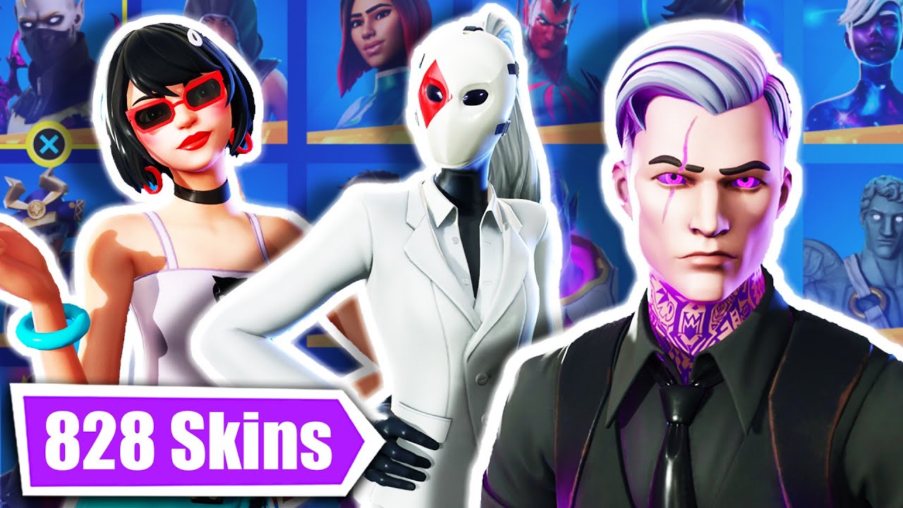 800+ Fortnite Skins Locker Tour! (PS5 Chapter 3 Season 3) - YouTube