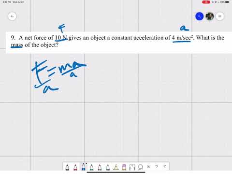 4.1b Assignment: F = ma Practice Problems 9 - YouTube