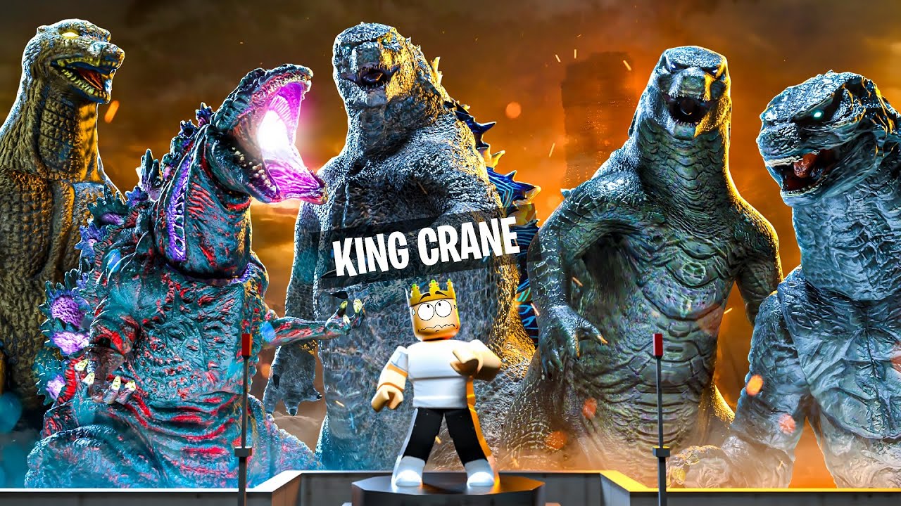 Playing SECRET GODZILLA Games In ROBLOX - YouTube