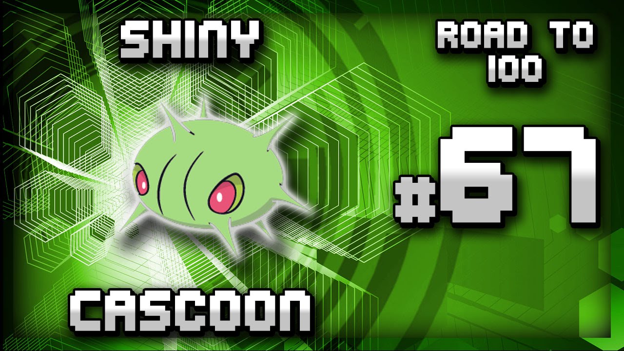 SHINY CASCOON! #67 Road to 100 | DEXNAV Shiny | Pokemon Omega Ruby ...