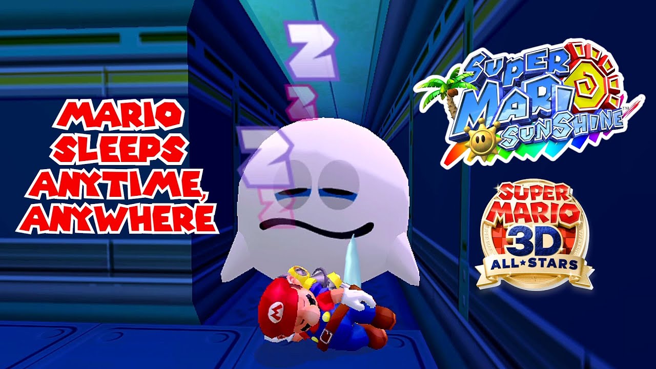 15 Comfy Sleeping Spots (Part 2) - Super Mario Sunshine | 3D All-Stars ...
