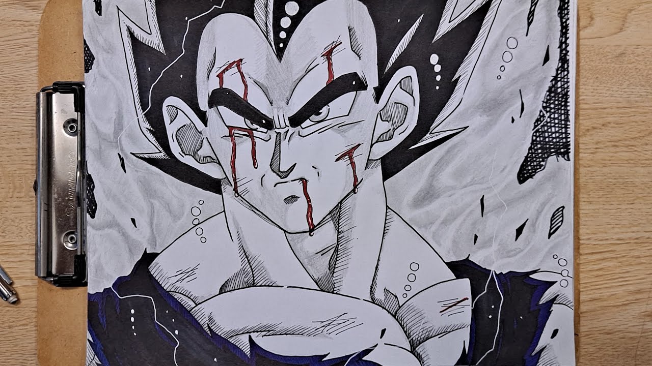 Drawing UI Vegeta - YouTube