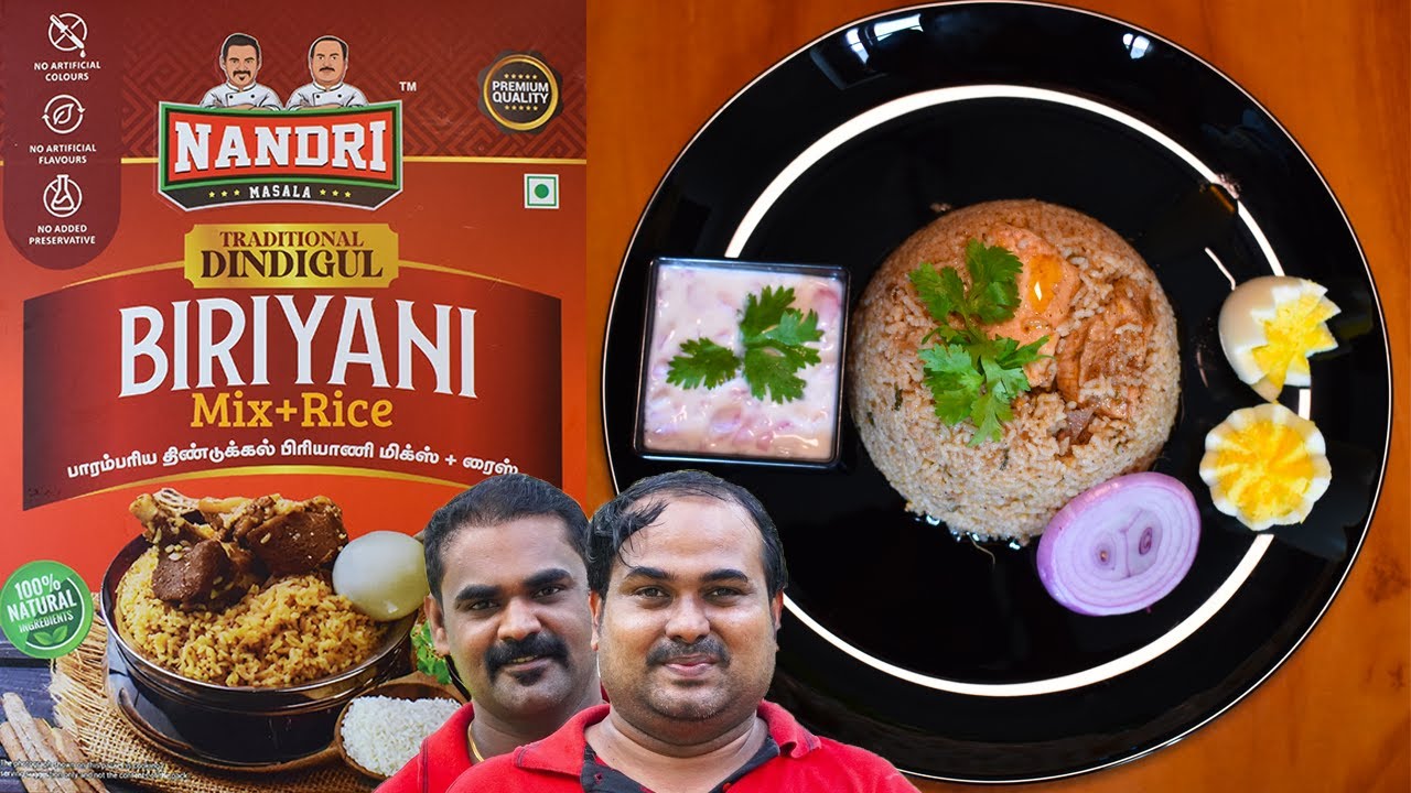 NANDRI Masala | Traditional Dindigul Chicken Biriyani - with English ...