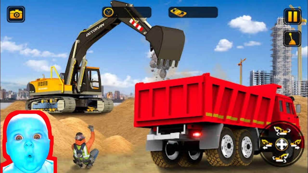 Road construction simulator || Road construction game 2022 || Road ...