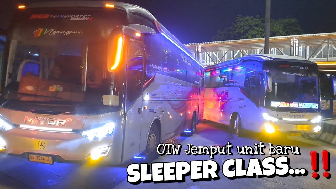 JEMPUT UNIT SLEEPER,, MIYOR Bawa Rombongan Kru serentak ke Karoseri‼️Sinar Jaya roling body RF⁉️ ...