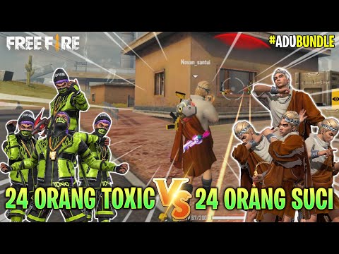 ADU BUNDLE ORANG TOXIC MELAWAN ORANG SUCI SIAPA YANG TERKUAT
