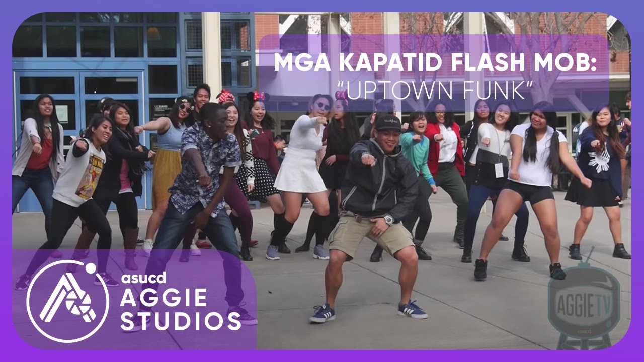 Mga Kapatid Flash Mob: "Uptown Funk" - YouTube