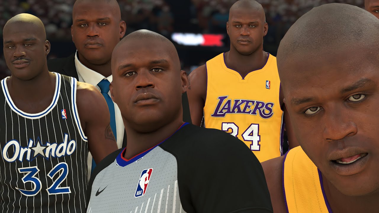 When Shaquille O'Neal Is Every Player in NBA 2K - YouTube