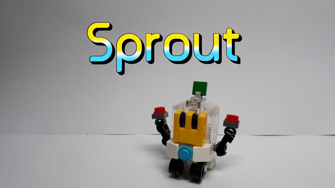 레고 브롤스타즈 스프라우트/Lego Brawl Stars Sprout - YouTube