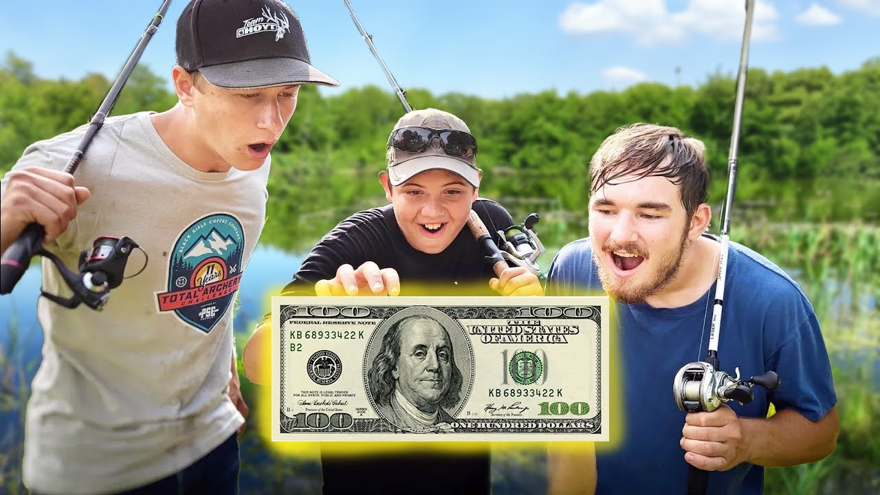 $100 Fishing Challenge! - YouTube