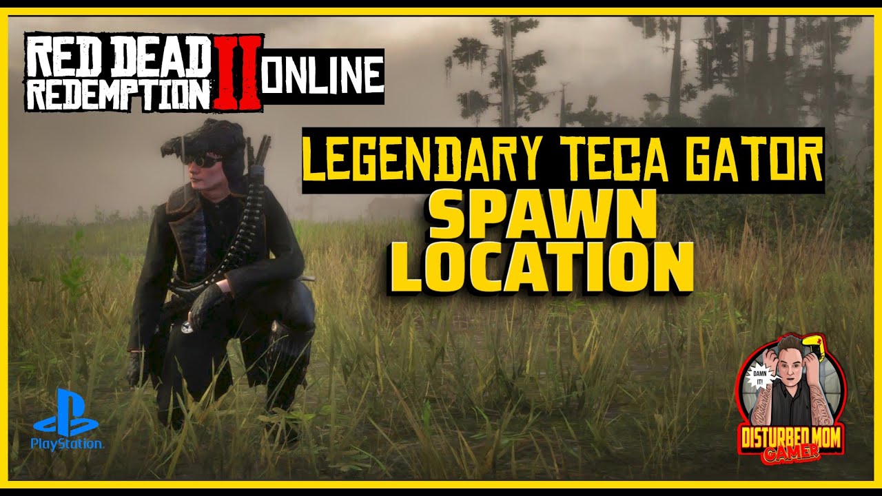 RED DEAD REDEMPTION 2 Online - Legendary Teca Gator Location - YouTube