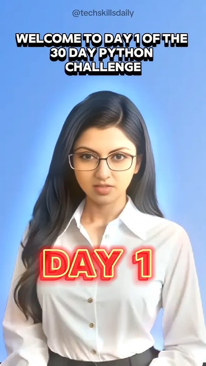 "Day 1/30 - Let's start Python! 🐍 What do you know about Python? Drop your thoughts below! # ...