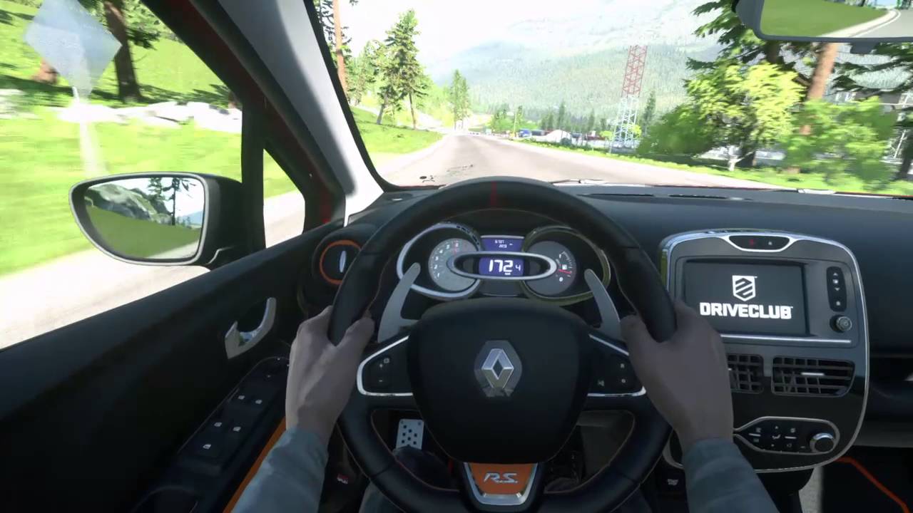 #03 DRIVECLUB Renault Clio RS (cockpit) - YouTube