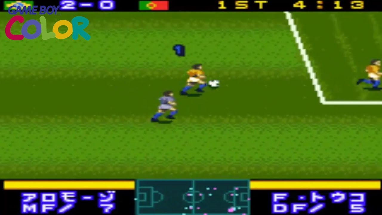 World Soccer GB 2000 (Game Boy Color Gameplay) - YouTube