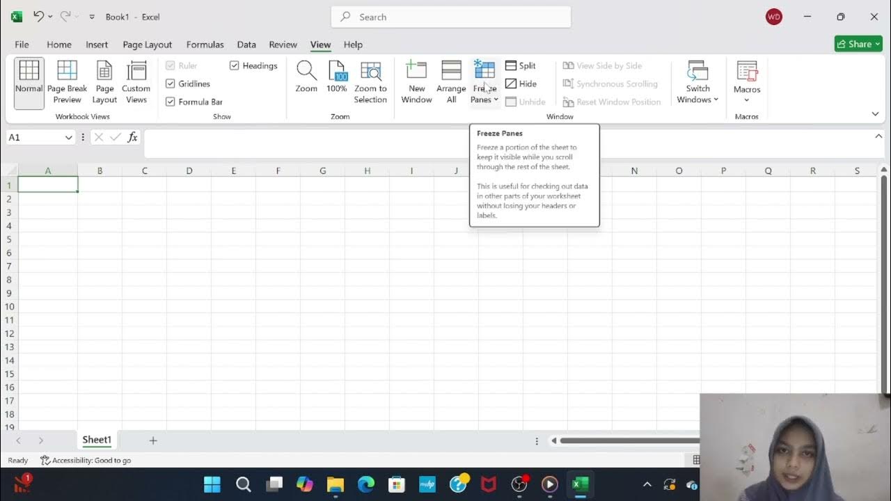 TUTORIAL PENGGUNAAN MICROSOFT EXCEL DAN PENGGUNAAN FREEZE PANES PADA ...