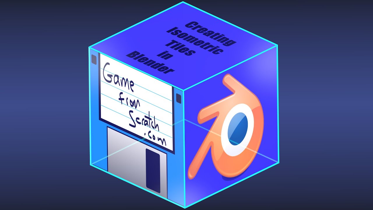 Creating Isometric Tiles in Blender Tutorial - YouTube