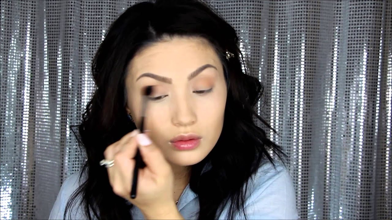 Simple Eyes + Bold Lip | Spring Makeup Tutorial - YouTube