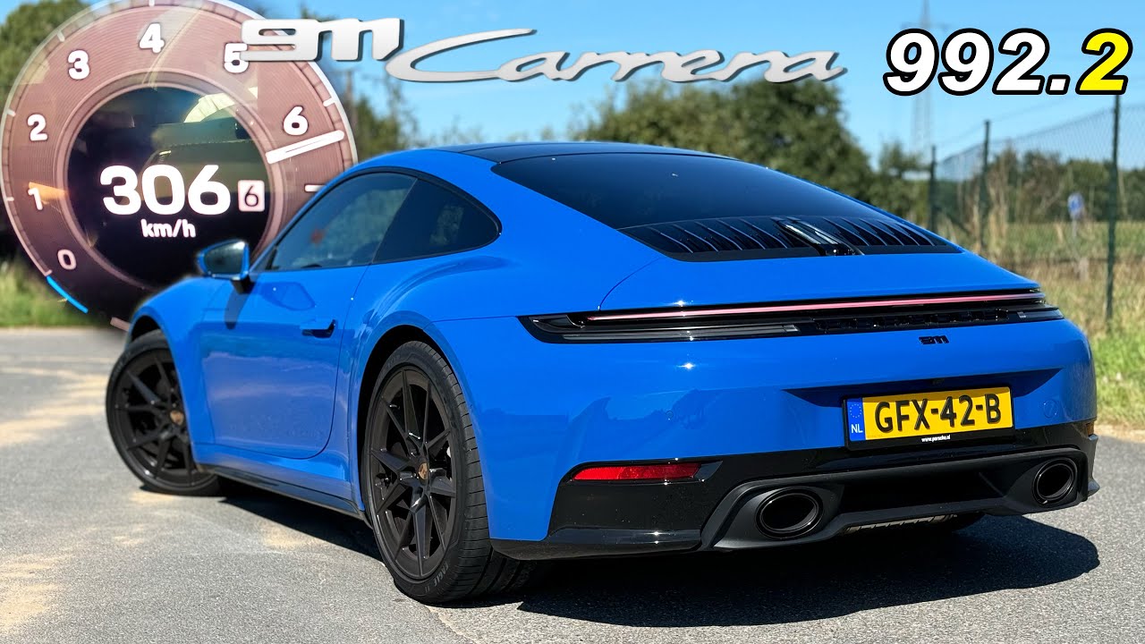 PORSCHE CARRERA 992.2 // REVIEW on AUTOBAHN - YouTube