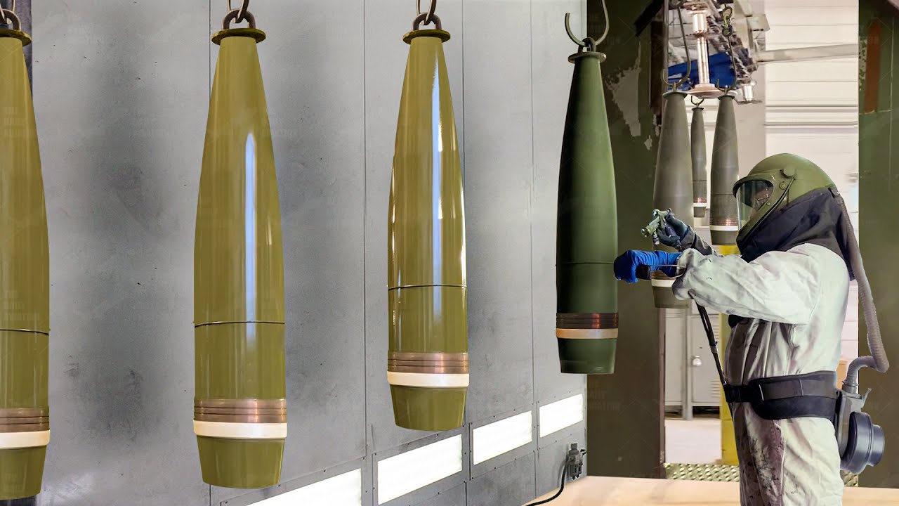 Tour of Millions $ US Army Production Line Handling Scary Explosives ...