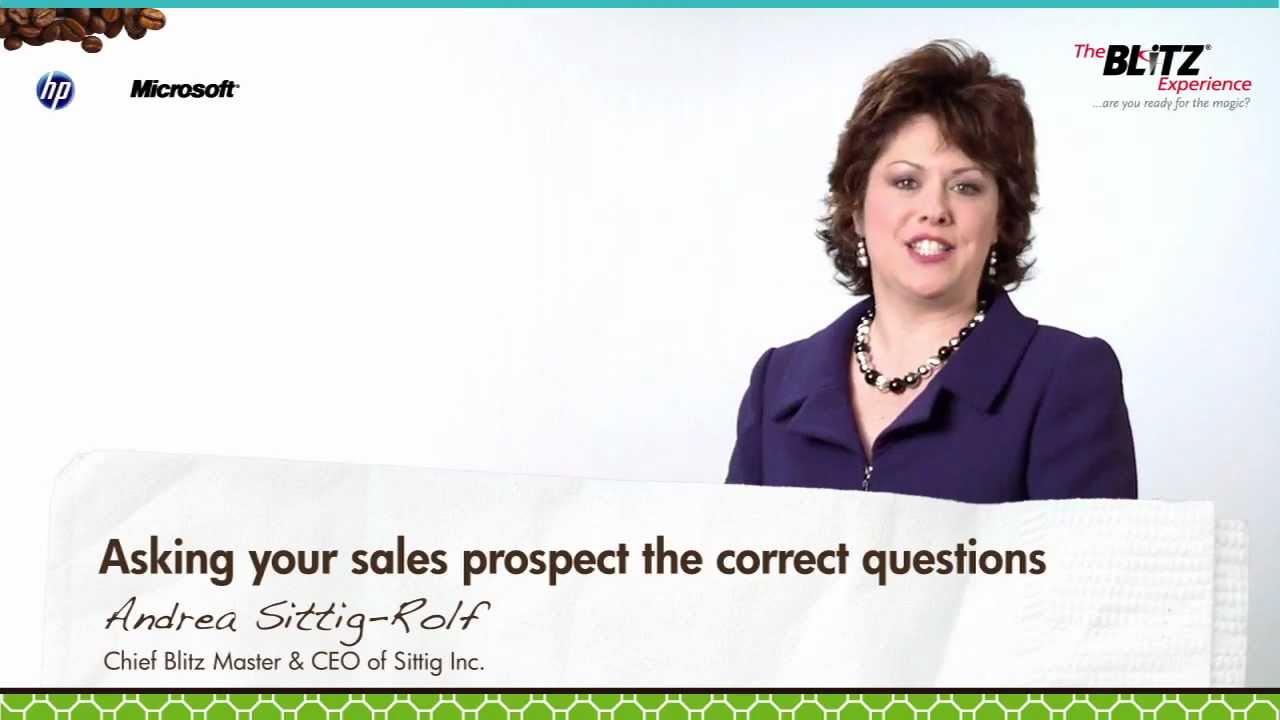 Sales Tip: Best Questions for Your First Prospect Meeting - YouTube