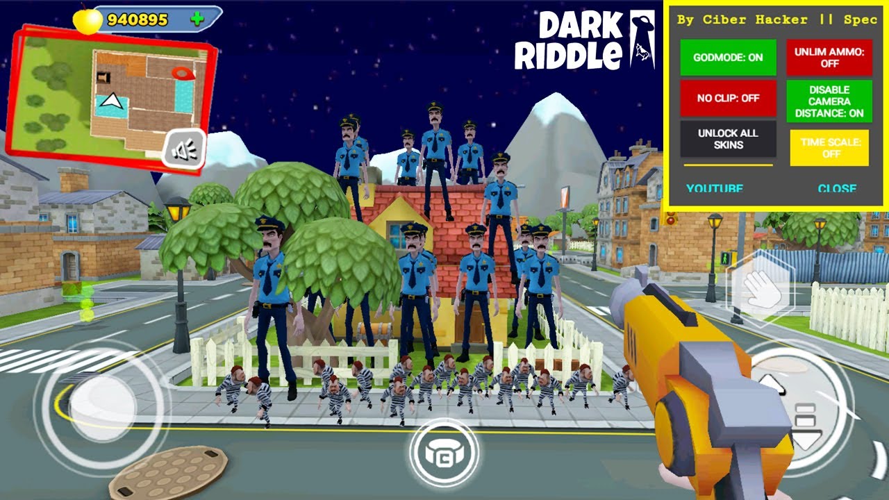 Dark Riddle MOD MENU ( MOD 99999 Police ) Gameplay Walkthrough | NEW ...