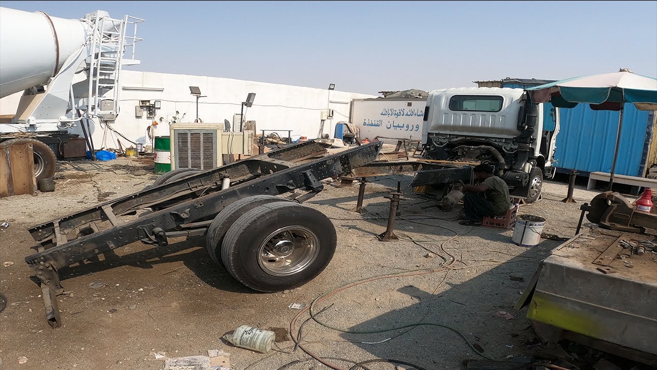 How to Isuzu Truck Chassis Converting 4 meter To5 meter and Double ...