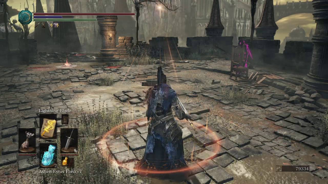 DARK SOULS 3: PvP Lothric knight greatsword - YouTube