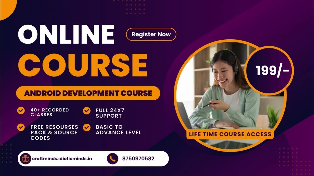 Android Development Course | Basic to Advance Level | Life Time Course Access - YouTube