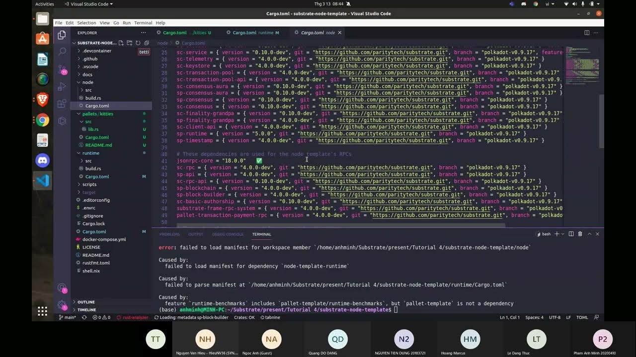 Substrate Build - How to build a kitties node - YouTube