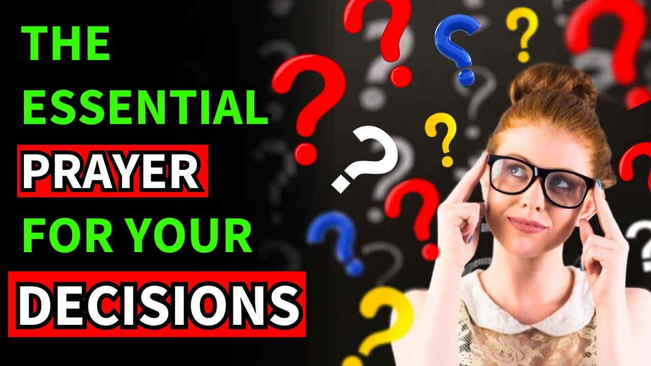 The prayer you should say before making any IMPORTANT DECISION - YouTube