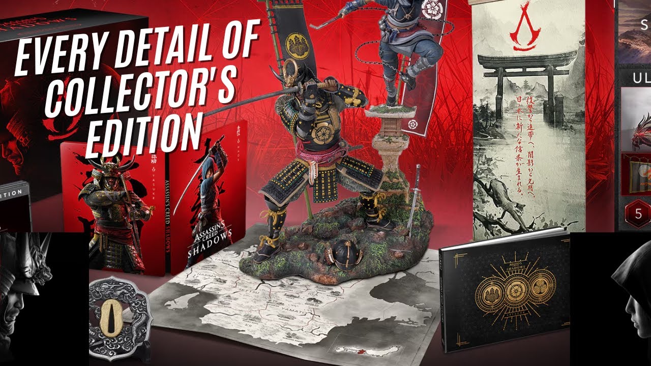 Everything You Get in the Assassin's Creed Shadows Collector's Edition ...