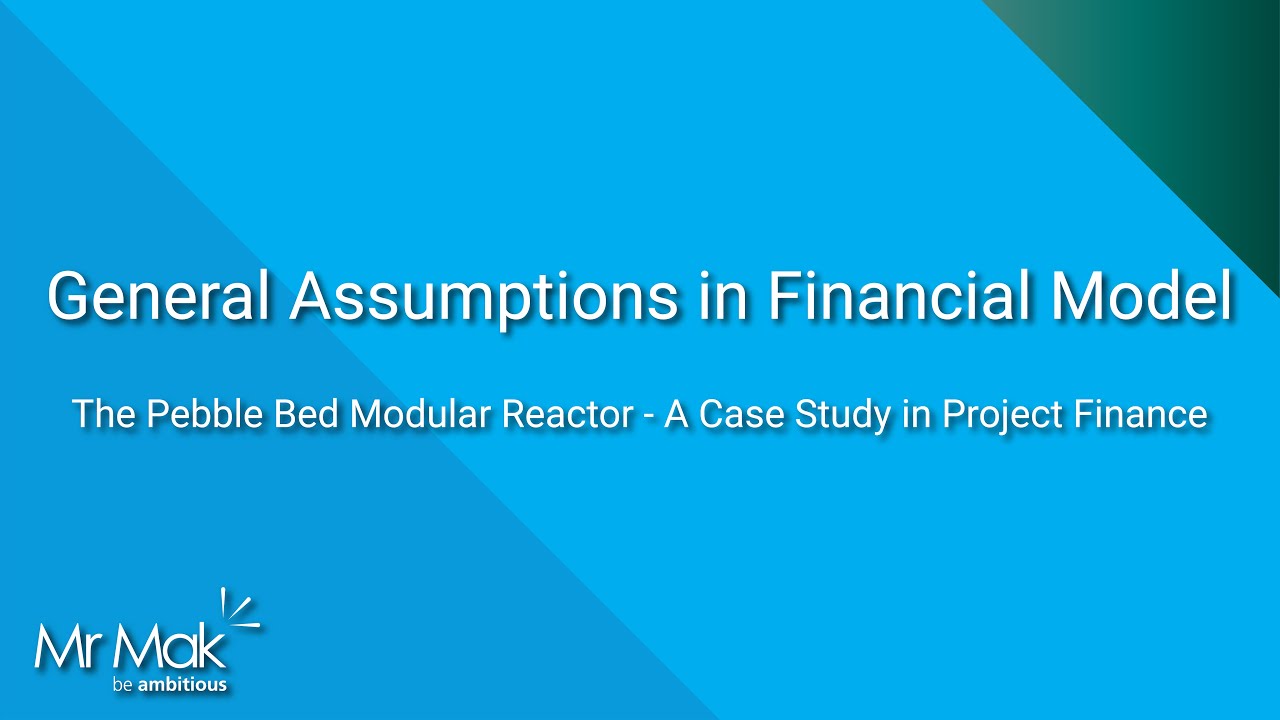 General Assumptions in Financial Model - YouTube