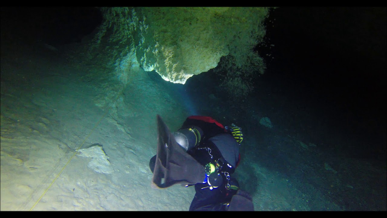Jackson Blue Intro Cave Dive - YouTube