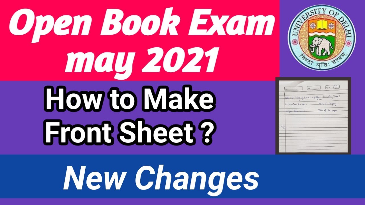 SOL Open Book exam Front Sheet Demo may 2021 | Ameeninfo - YouTube