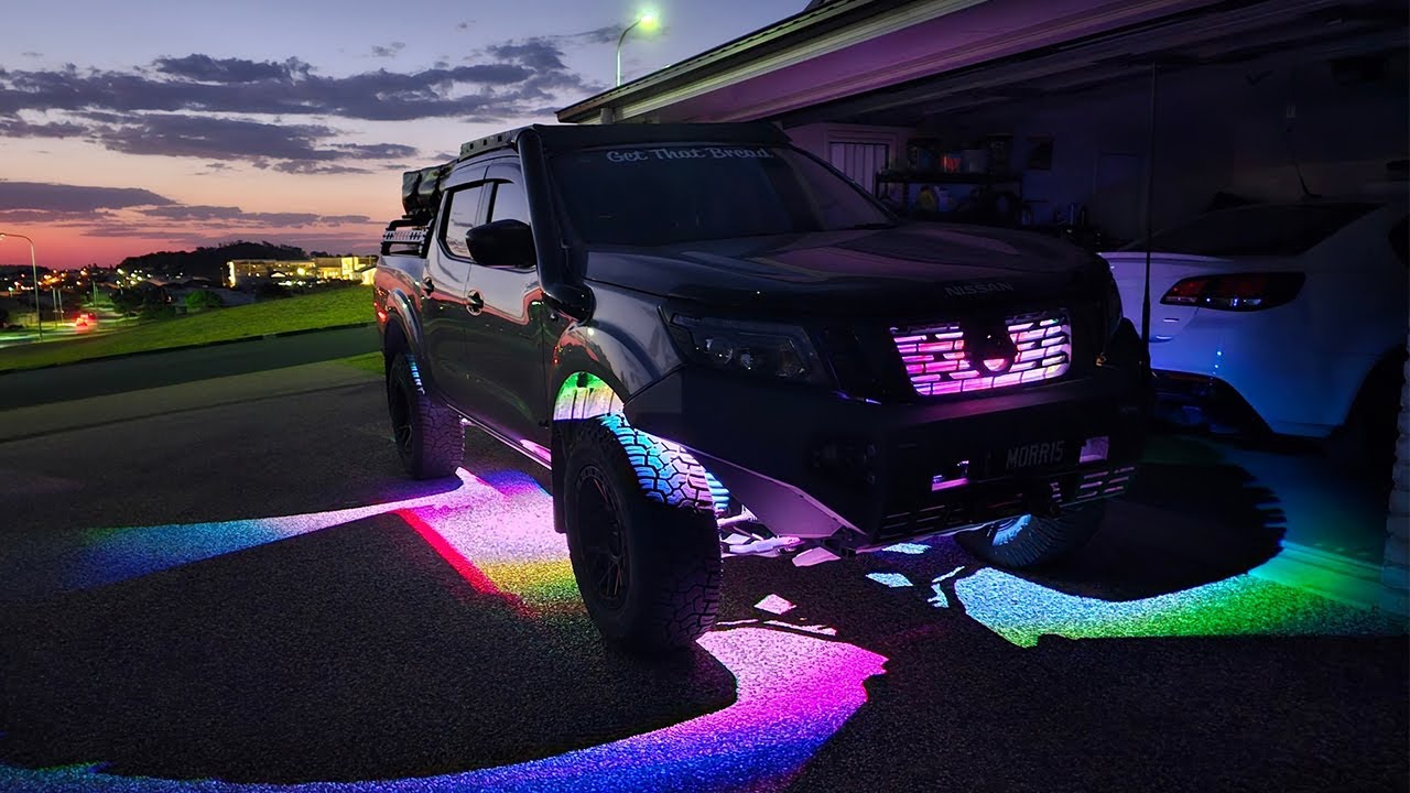 Light up the Night! Supernova Rock Lights Install | NP300 Navara Build ...