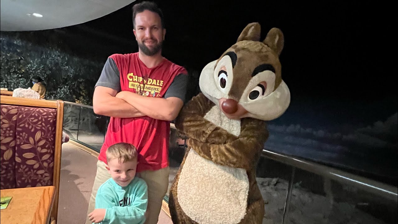 Lunch with Chip & Dale at the California Grill Epcot - YouTube