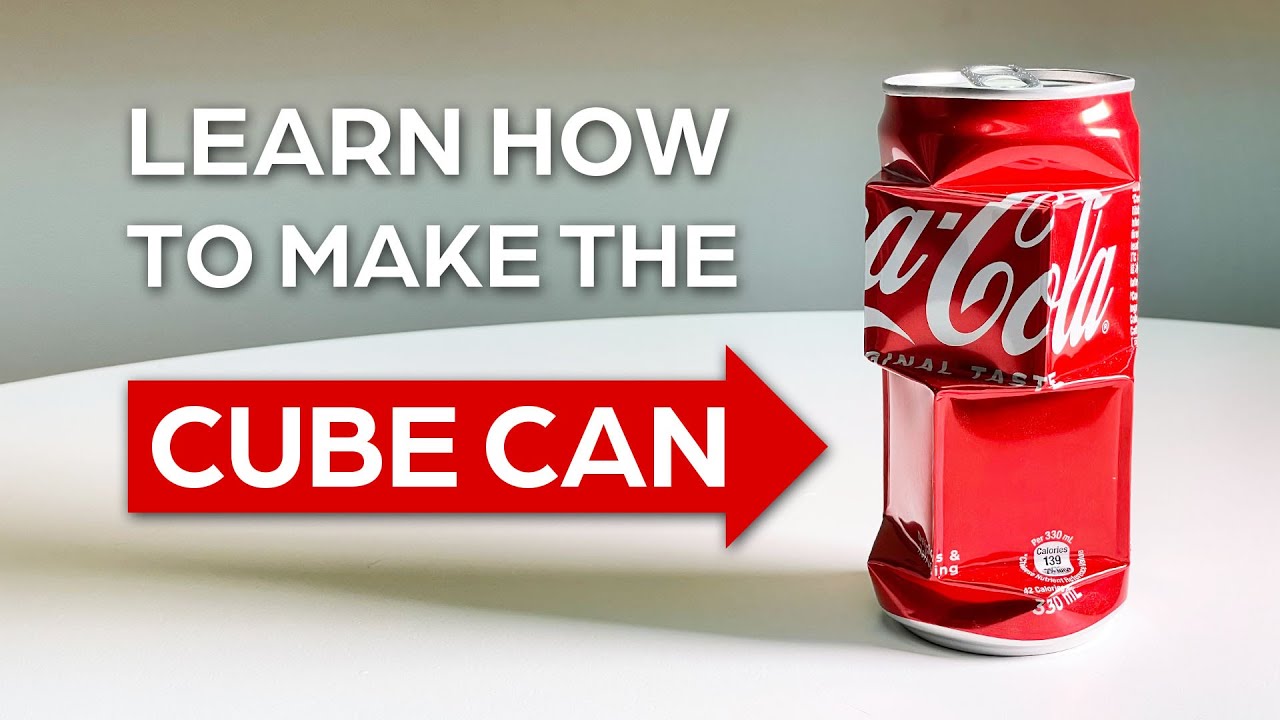 How to Dent Perfect Cubes Into an Ordinary Soda Can