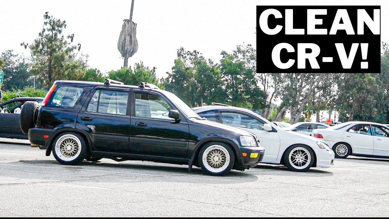 Stanced Honda RD1 CR-V at HondaUnit 1st Honda meet! - YouTube