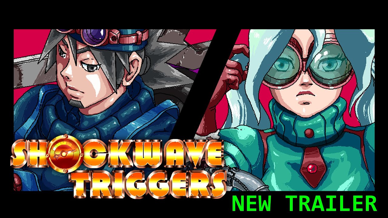 SHOCKWAVE TRIGGERS. INDIE PIXEL ART SHMUP COMING TO STEAM. 2nd TRAILER ...