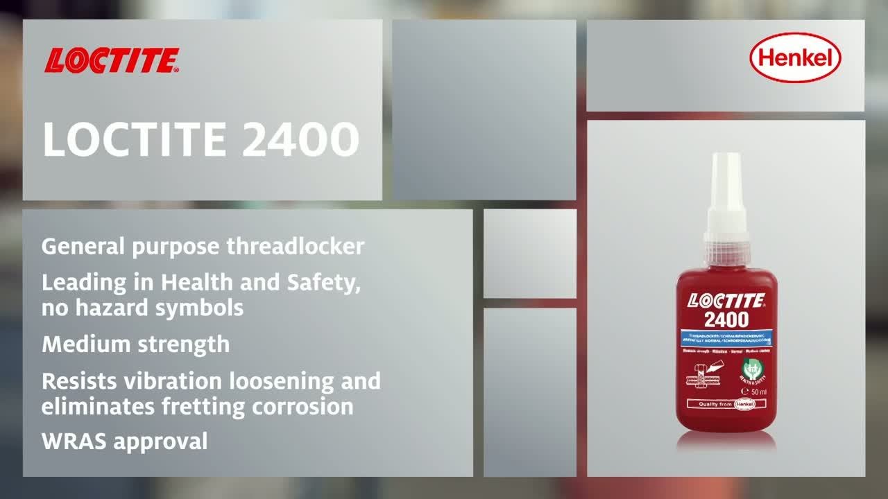 How to use LOCTITE 2400 - Threadlocker medium strength - Health and ...