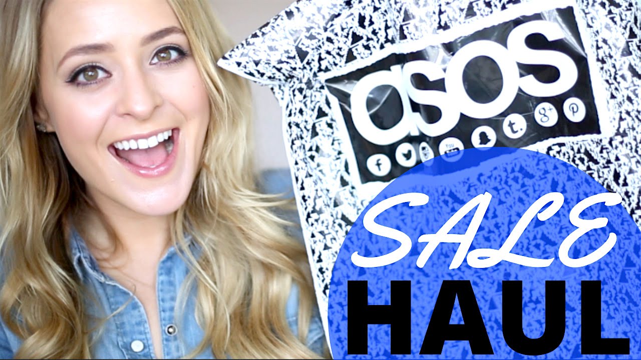ASOS SALE Haul & Try On | Fleur De Force - YouTube