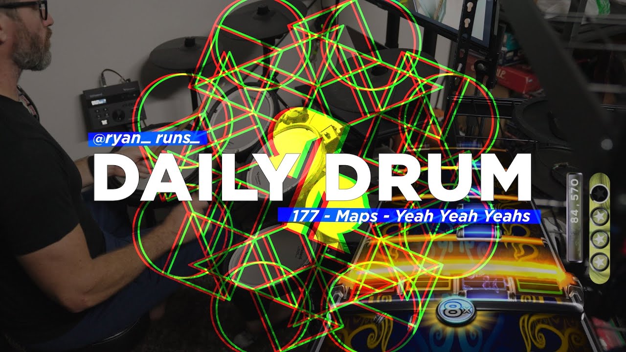 Daily Drum #177 - Maps - Yeah Yeah Yeahs - YouTube