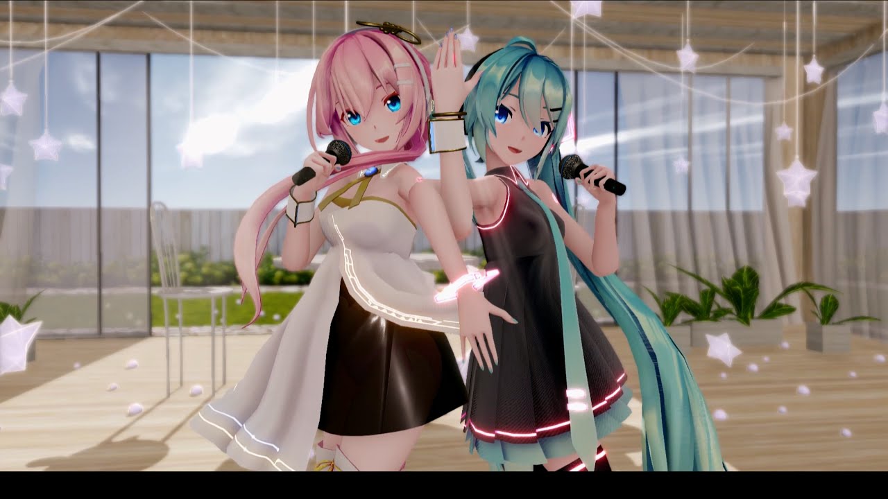 [MMD] Twinkle x Twinkle(トゥインクル×トゥインクル) [Sour식 메구리네 루카 & 하츠네 미쿠] - YouTube