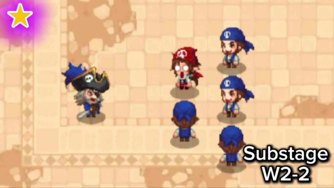 Substage W2-2 "Quiet Teatan Village" and "Pirate's Den" | Full Star ...