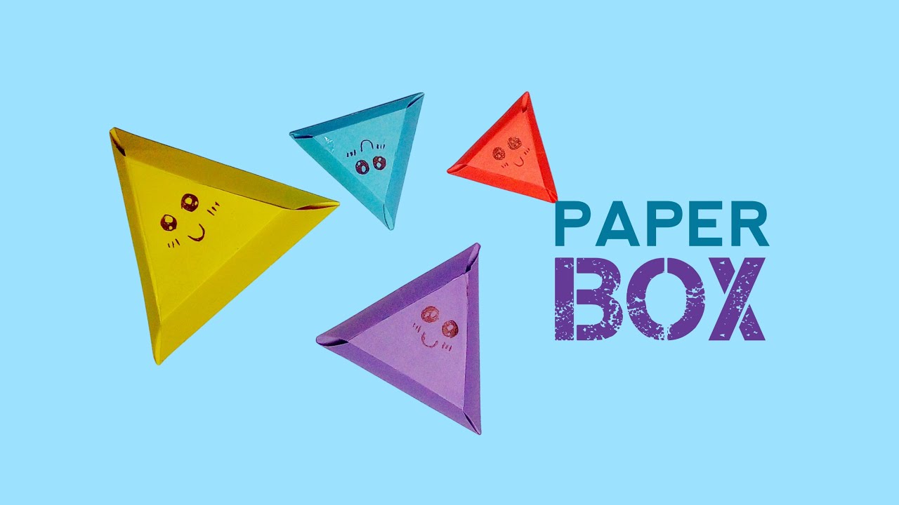 DIY Paper Box | Cute Box Making | How to Make a Paper Box | Craft for ...