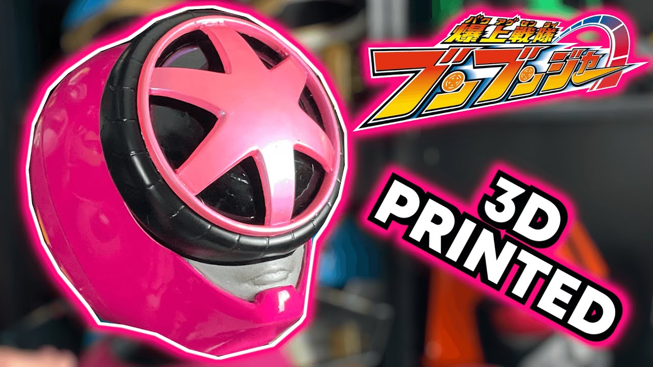 Bakuage Sentai Boonboomger Boon Pink Helmet Build! Can You See Out of ...