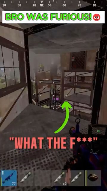 BRO's RAGE was INSANE!😡#rust #shorts #gaming #rustgame #rustgameplay #funny #rustclips #memes ...