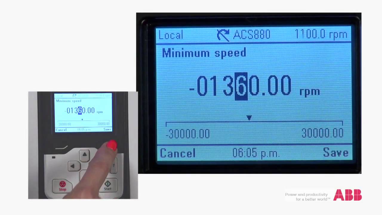 ACS880 con panel - YouTube