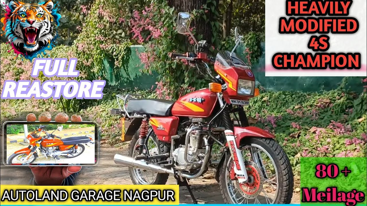 BAJAJ 4S CHAMPION FULL REASTORE - YouTube