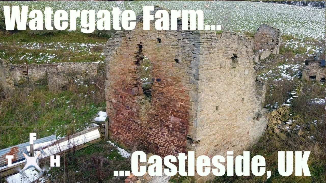 Abandoned Watergate Farm : Castleside : County Durham : UK : An Aerial ...